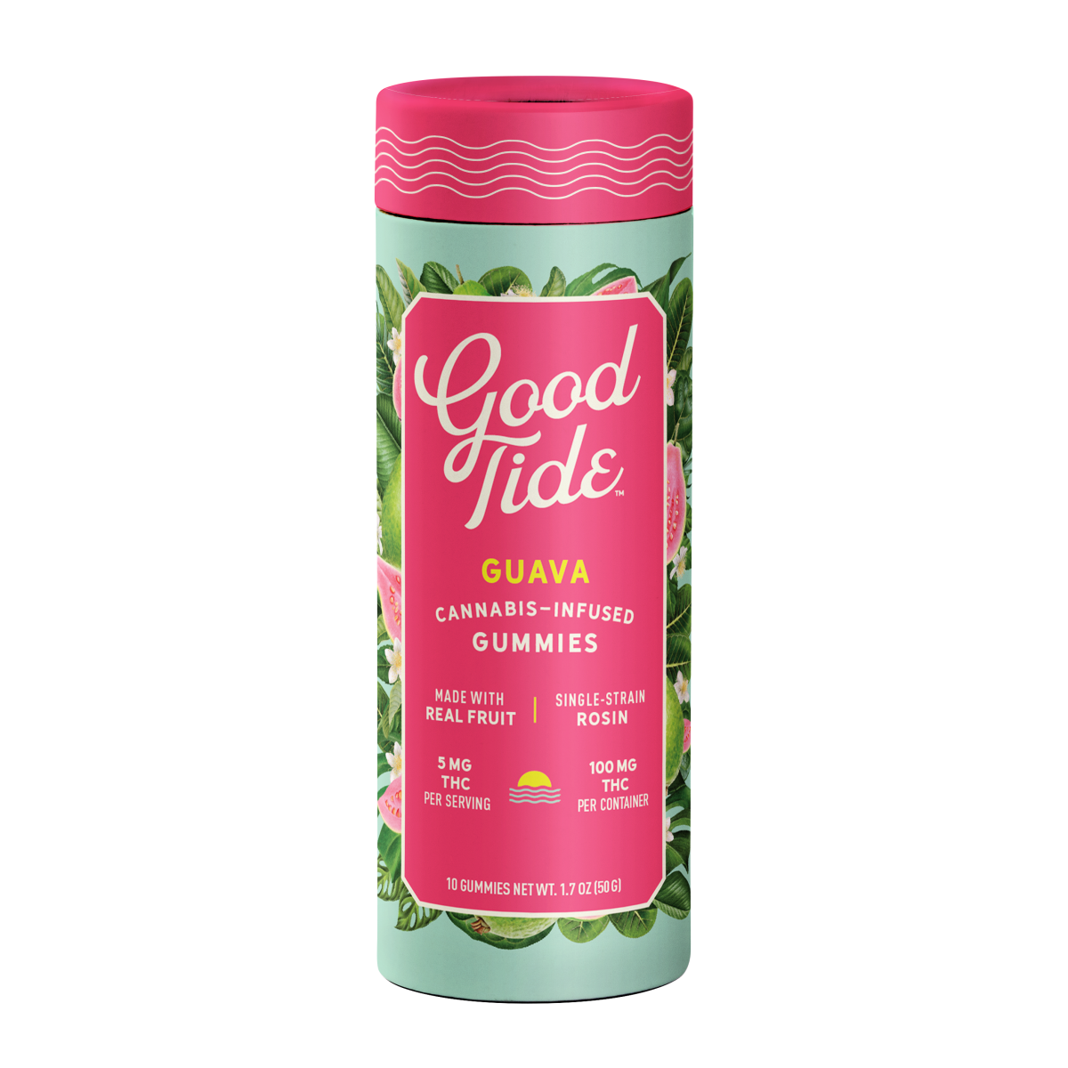 Pineapple | Single-Strain Rosin Gummies | 100mg | Good Tide | Comm Ave ...